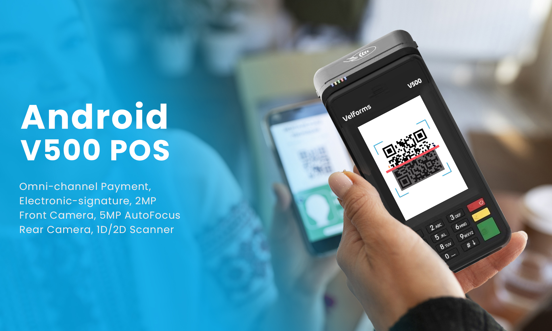 Smart Payment Terminal And POS Handheld Terminals | Velforms